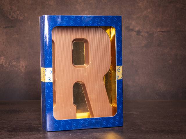 Grote Chocoladeletter R - Melk | 200 Gram | Snel in huis